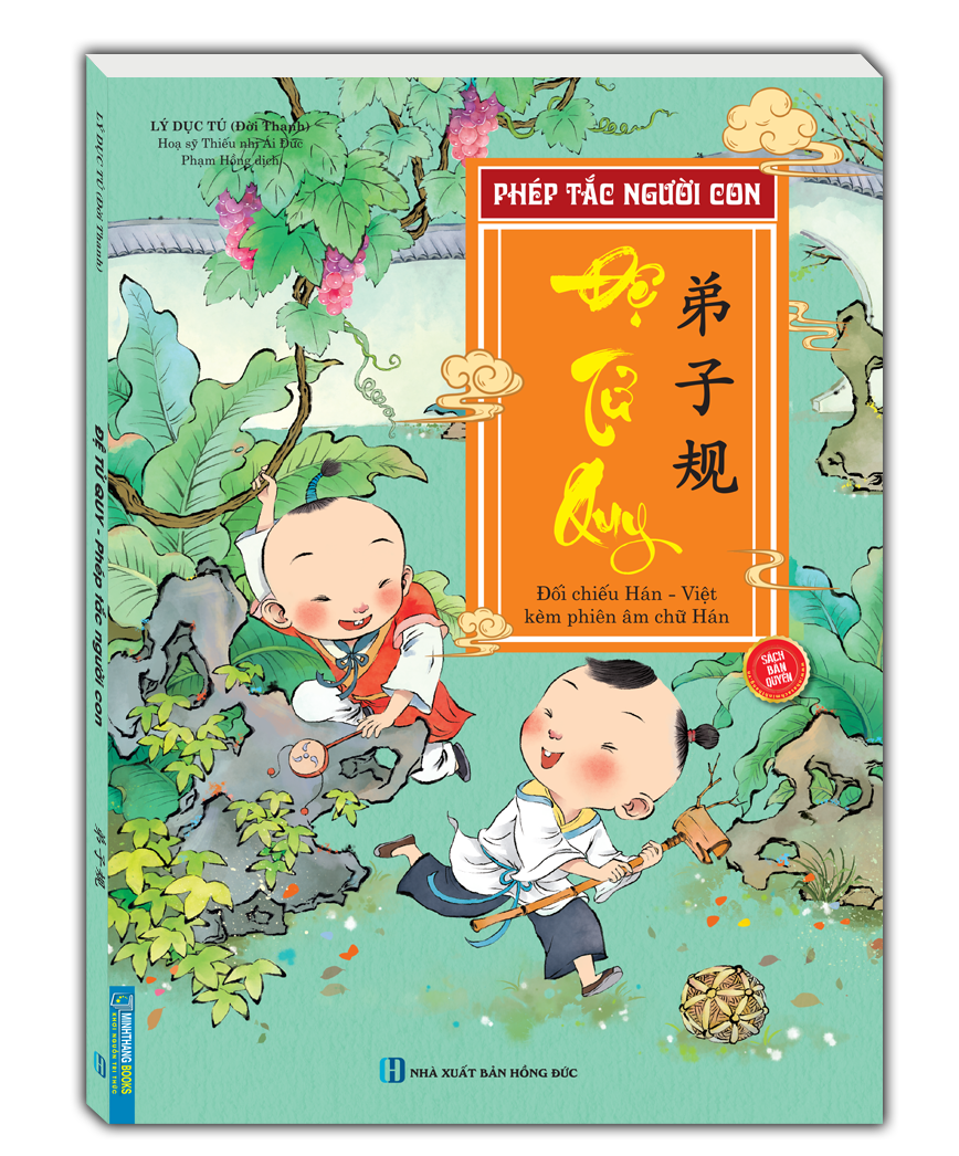 sách dạy con , phép tắc người con , đệ tử quy , sách bản quyền , nhà sách minh thắng , minhthangbook